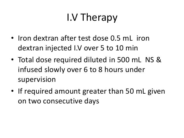 Drug treatment of iron deficiency anaemia