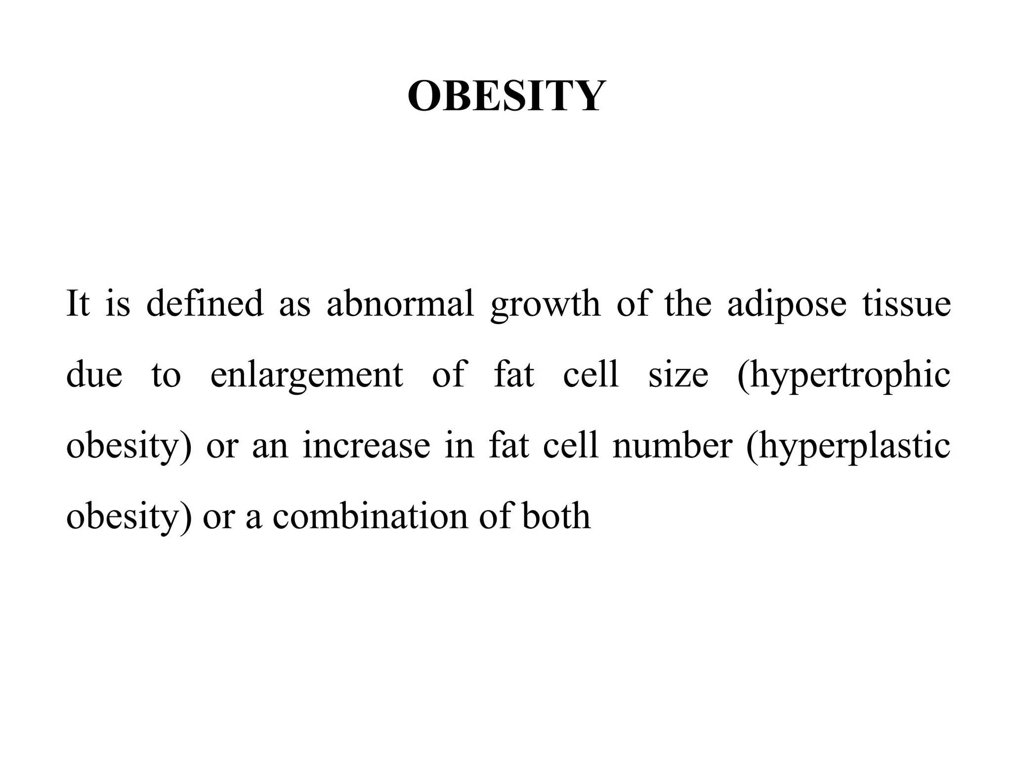 Drug treatment of obesity | PPTX