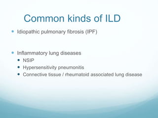 DRUG TREATMENTS FOR ILDS | PPT