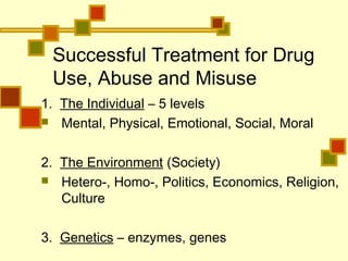 Drug Use, Abuse And Misuse 2004 | PPT