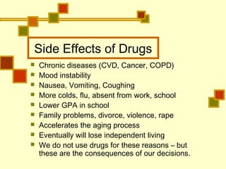 Drug Use, Abuse And Misuse 2004 | PPT