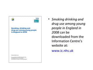 Drug Use Amongst Young People In England | PPT