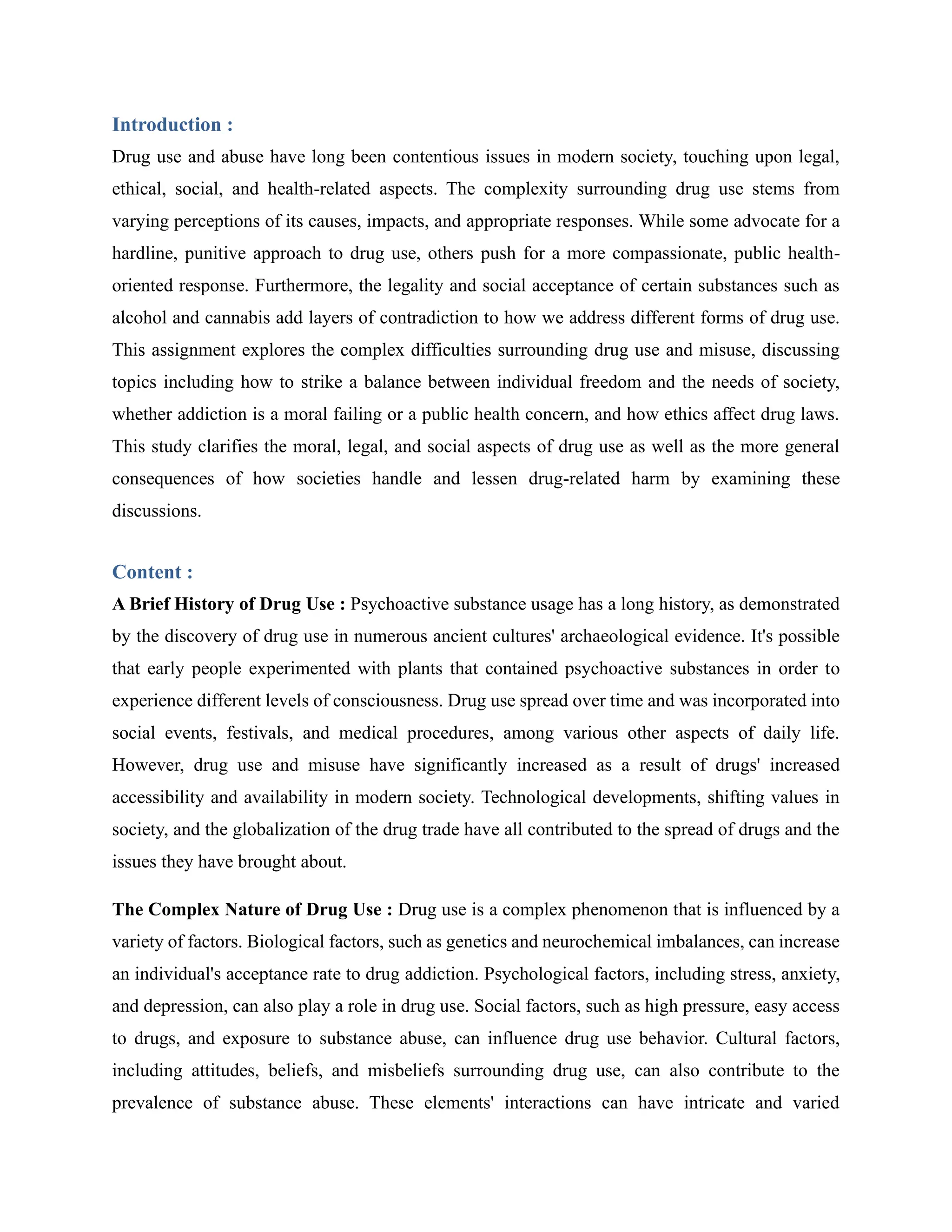 Drug use and abuse - Assignment-topic.pdf