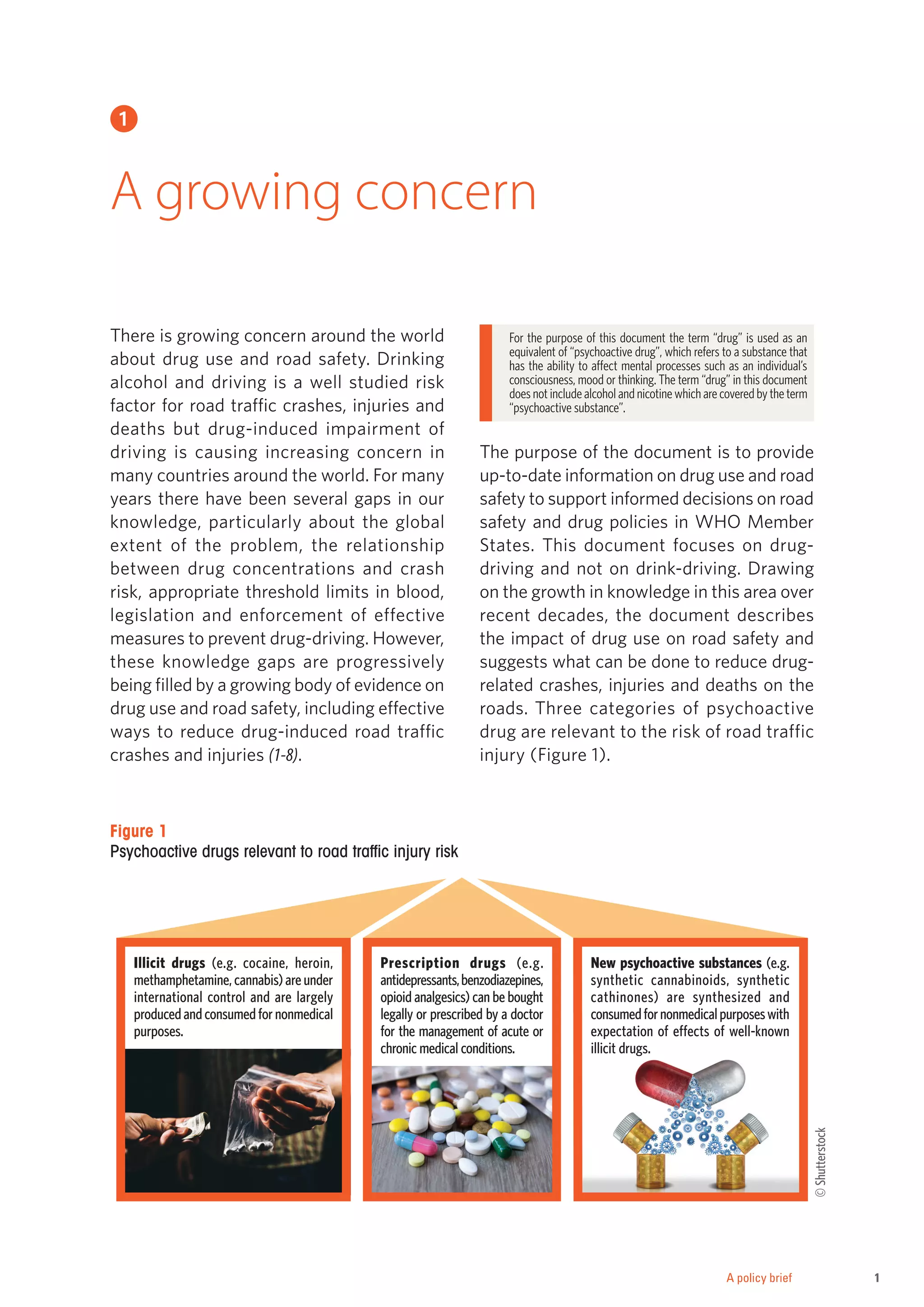 Drug use and Road Safety UN | PDF