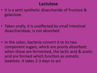 Drug used in constipation | PPTX