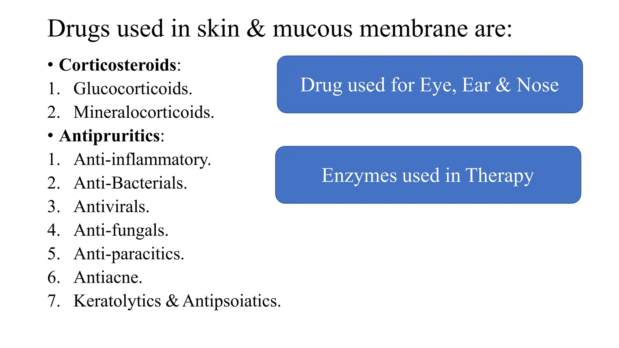 NURSING PHARMACOLOGY IN SKIN , MUCUS MEMBRANE | PPTX