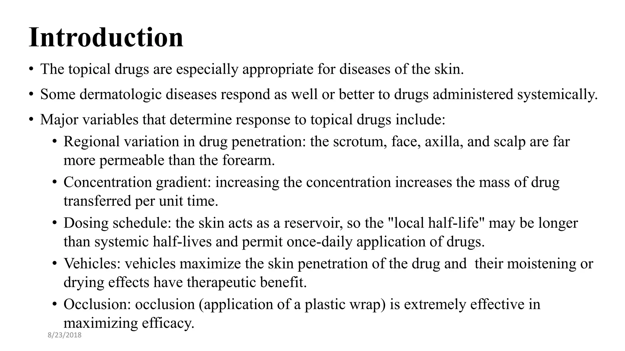 Drug used on skin & mucous membrane | PPTX