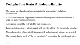 Drug used on skin & mucous membrane | PPTX