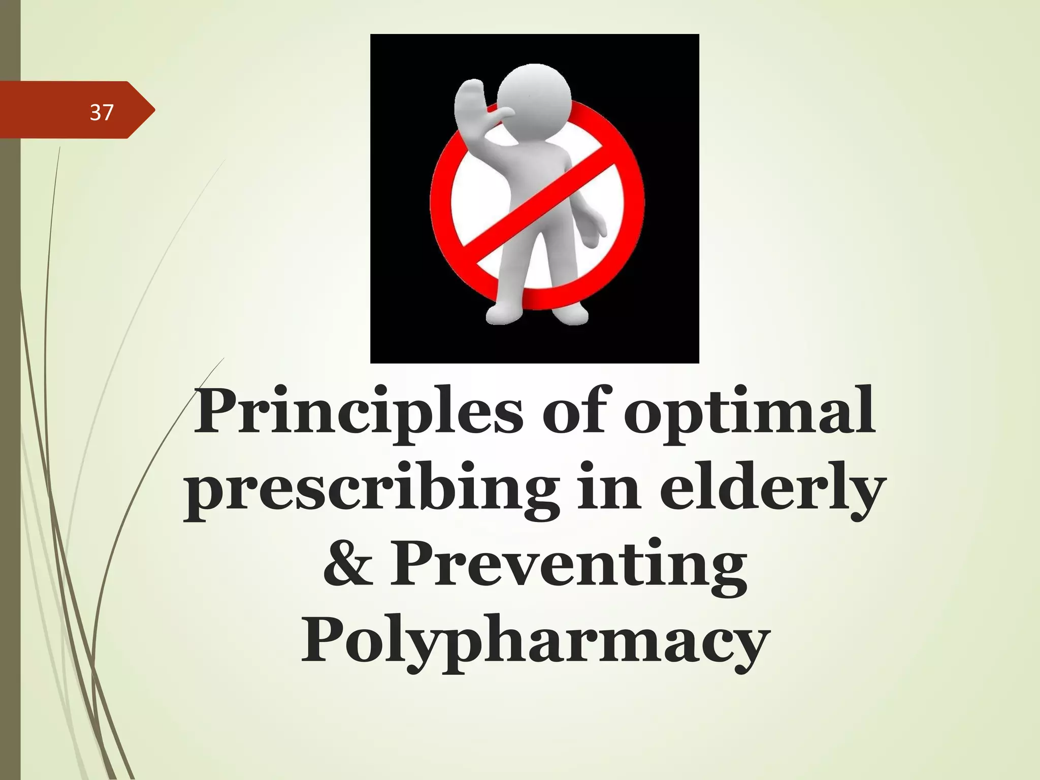 Drug use in elderly and techniques to avoid polypharmacy | PPT