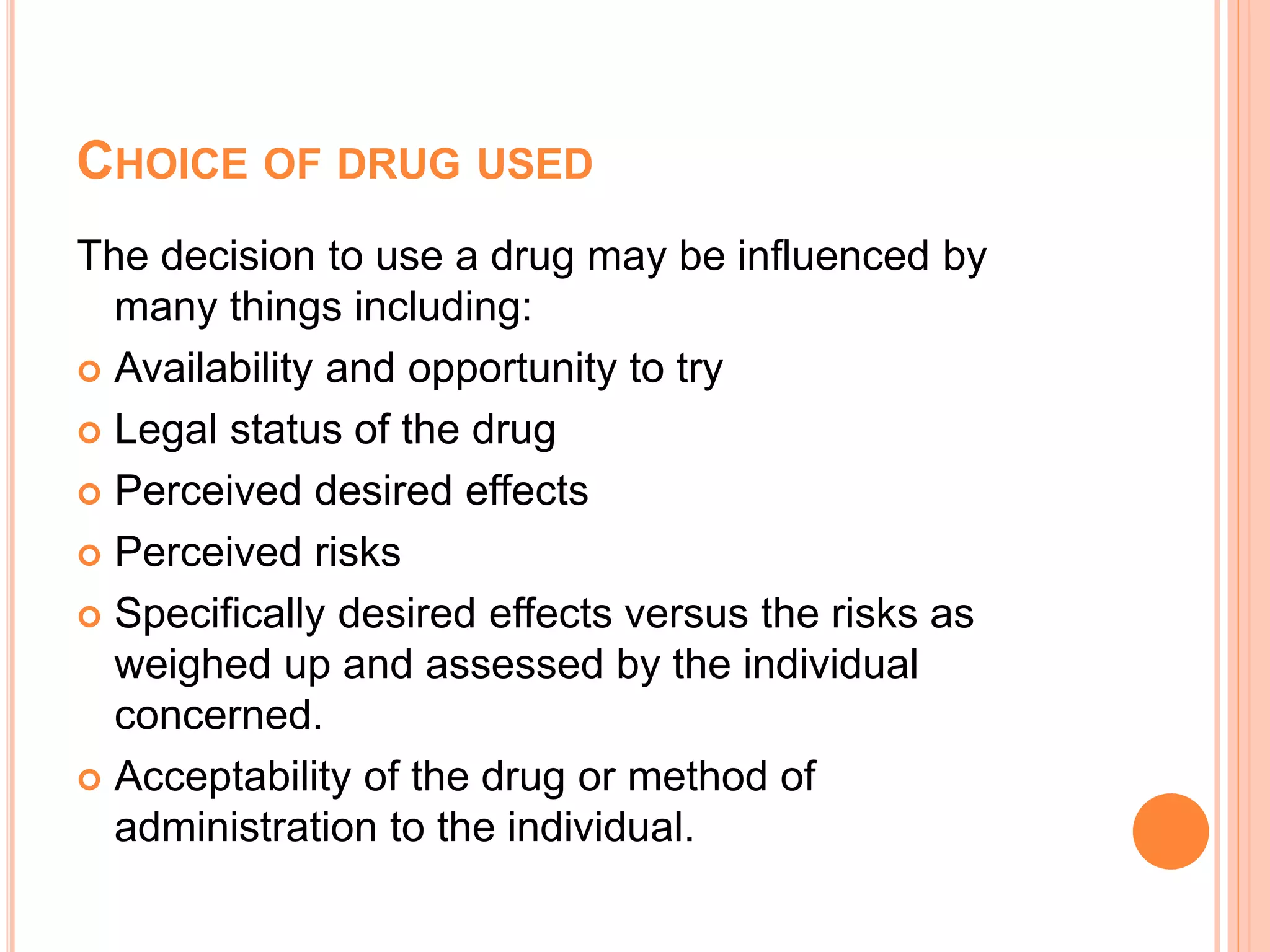 Drug use mis use and abuse | PPTX