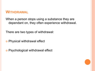 Drug use mis use and abuse | PPTX