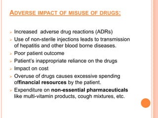 Drug use mis use and abuse | PPTX