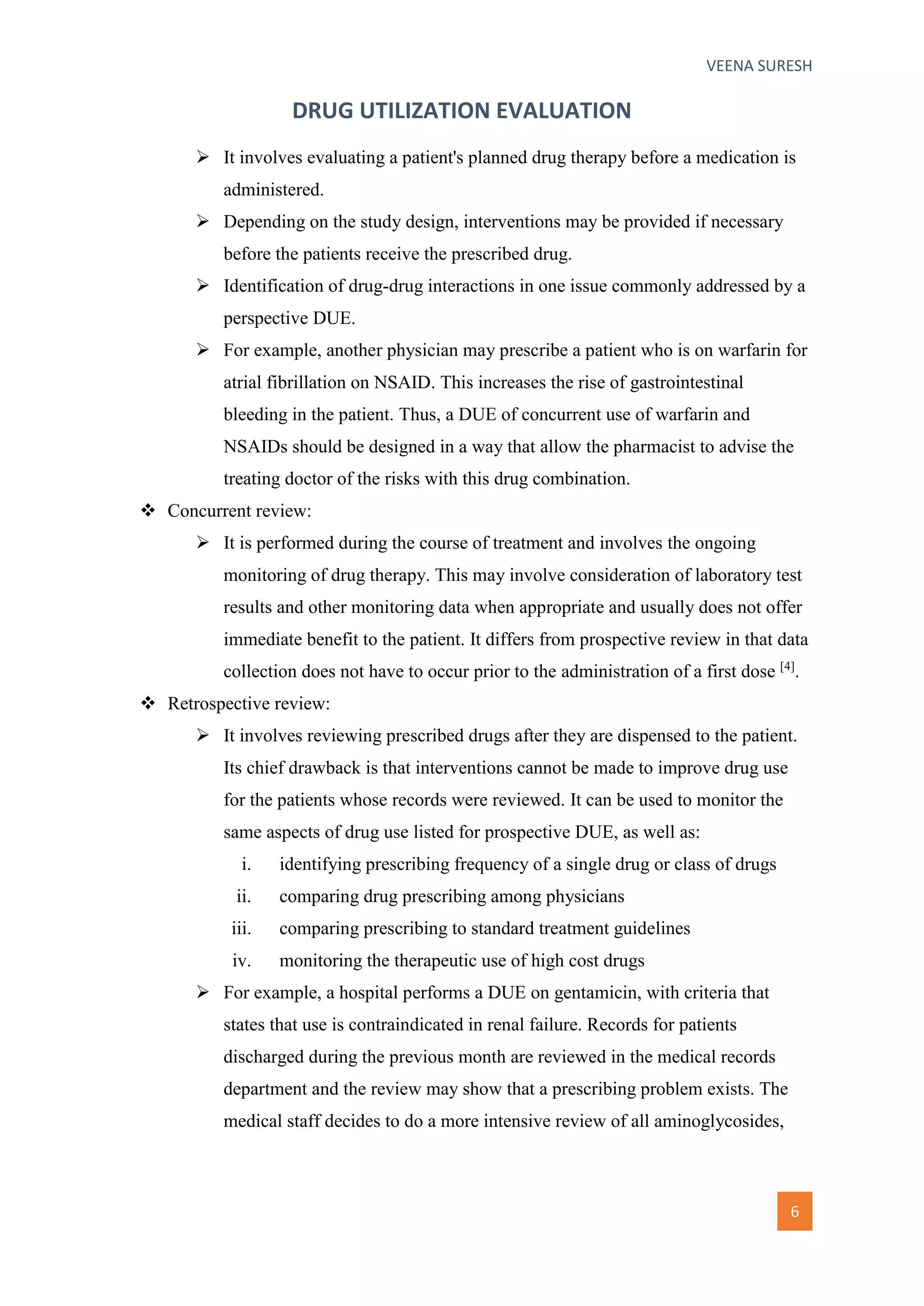 Drug utilization evaluation | PDF