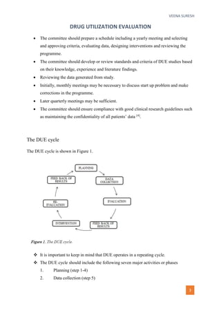 Drug utilization evaluation | PDF