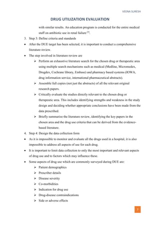 Drug utilization evaluation | PDF
