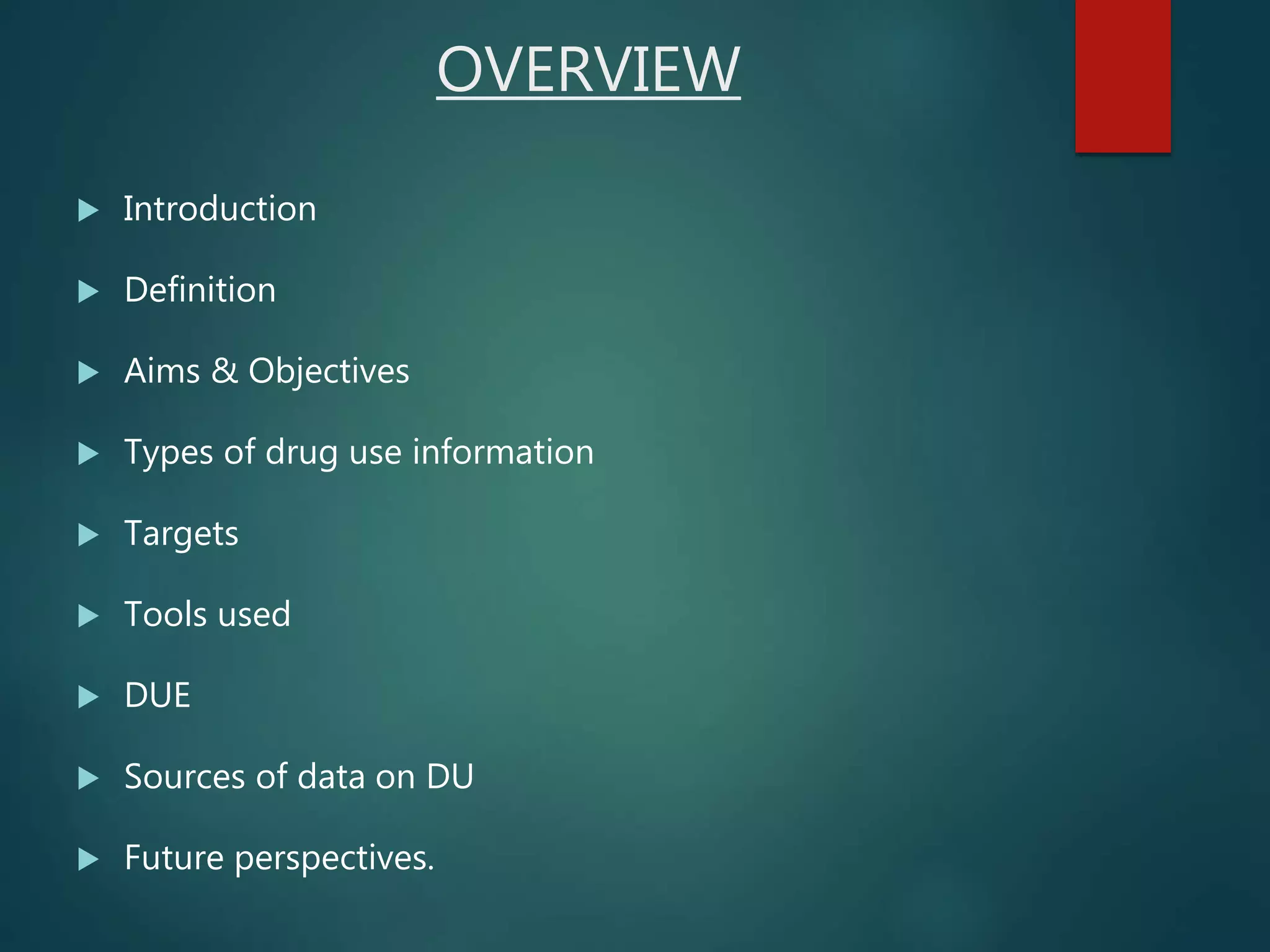 Drug utilization studies | PPTX