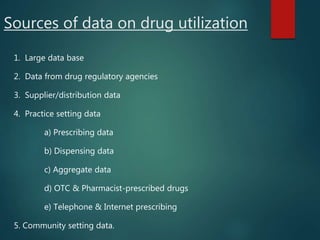 Drug utilization studies | PPTX