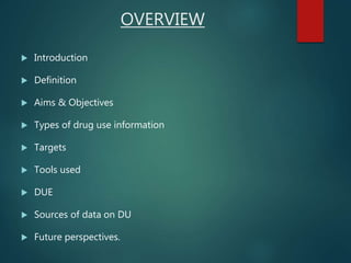 Drug utilization studies | PPTX