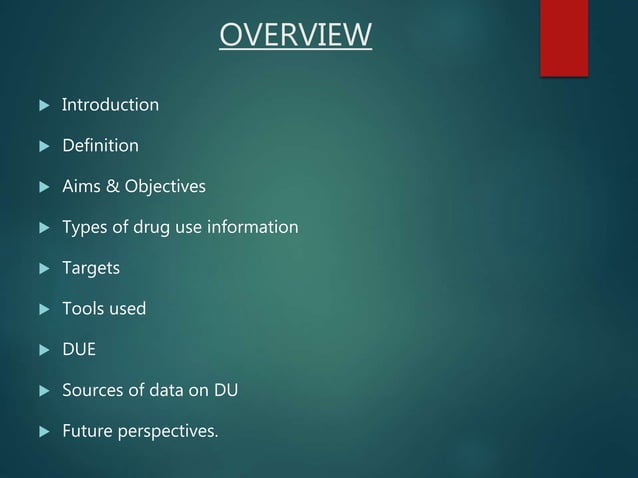 Drug utilization studies | PPTX | Substance Abuse | Diseases and Conditions
