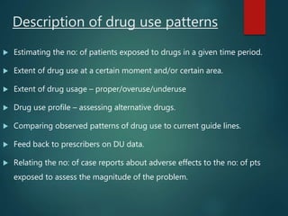 Drug utilization studies | PPTX
