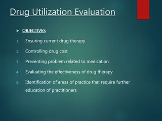 Drug Utilization Studies _ Drug utilization studies: methods and uses ...