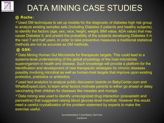 Data Mining and Big Data Analytics in Pharma | PPT