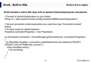 Druid meetup 4th_sql_on_druid | PPT