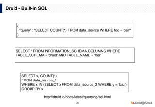 Druid meetup 4th_sql_on_druid | PPT