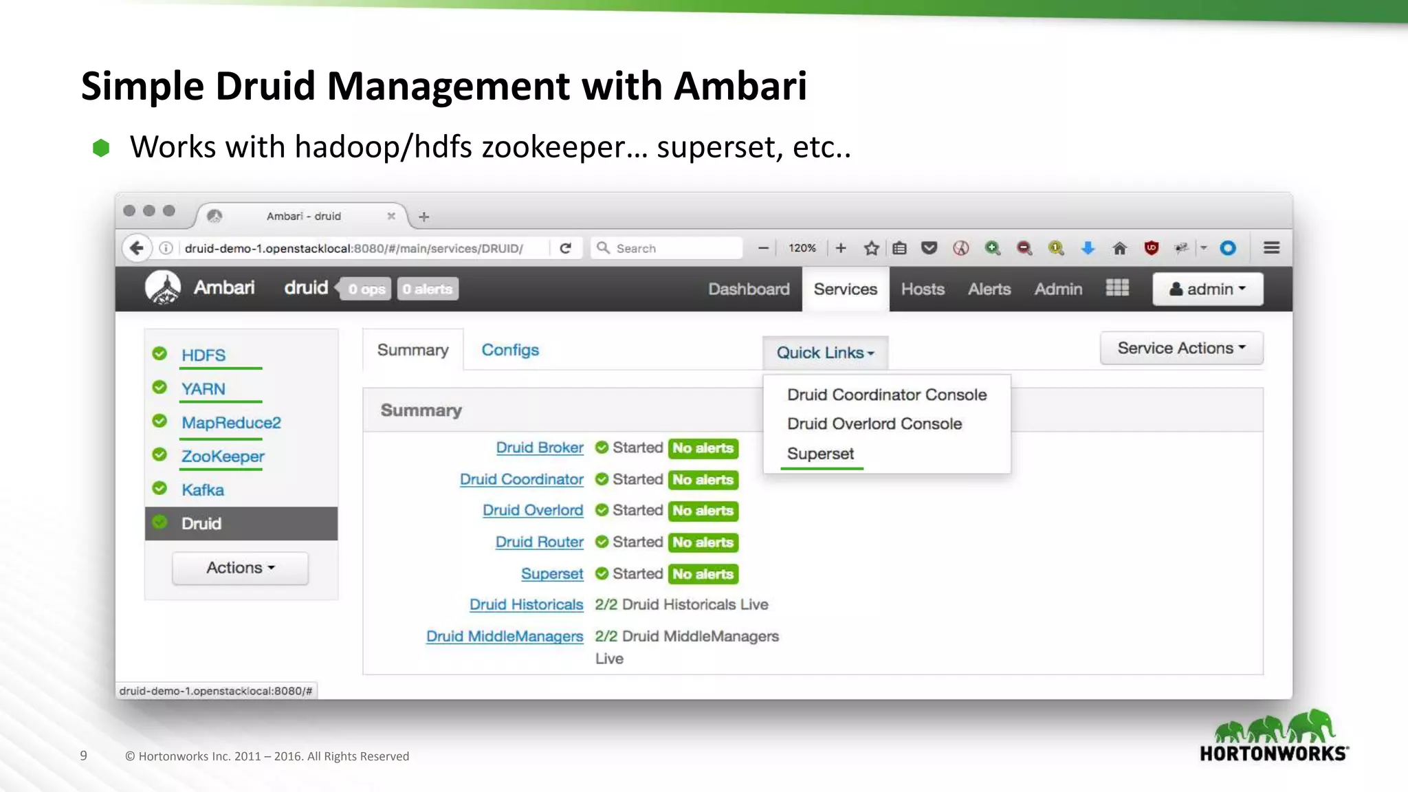 Druid at Hadoop Ecosystem | PPT