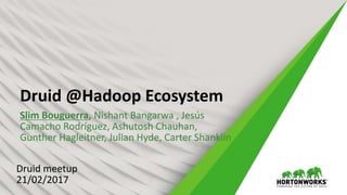 Druid at Hadoop Ecosystem | PPT