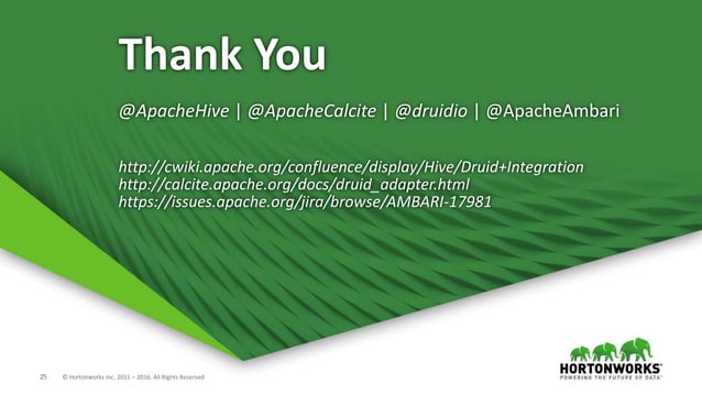 Druid at Hadoop Ecosystem | PPT