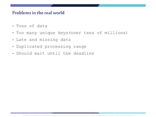 Realtime data processing with Flink and Druid by Youngpyo Lee, SKT | PPT