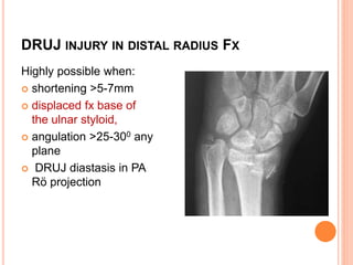 Druj and tfcc injuries f | PPT