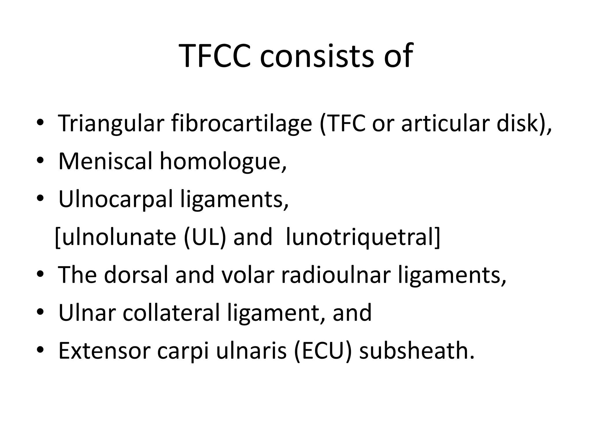 Distal Radioulnar Joint (DRUJ) Injuries | PPTX