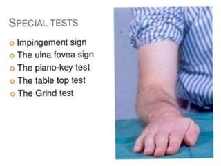 Distal Radioulnar Joint (DRUJ) Injuries | PPTX