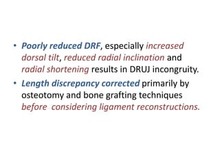 Distal Radioulnar Joint (DRUJ) Injuries | PPTX