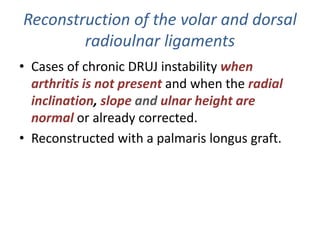 Distal Radioulnar Joint (DRUJ) Injuries | PPTX