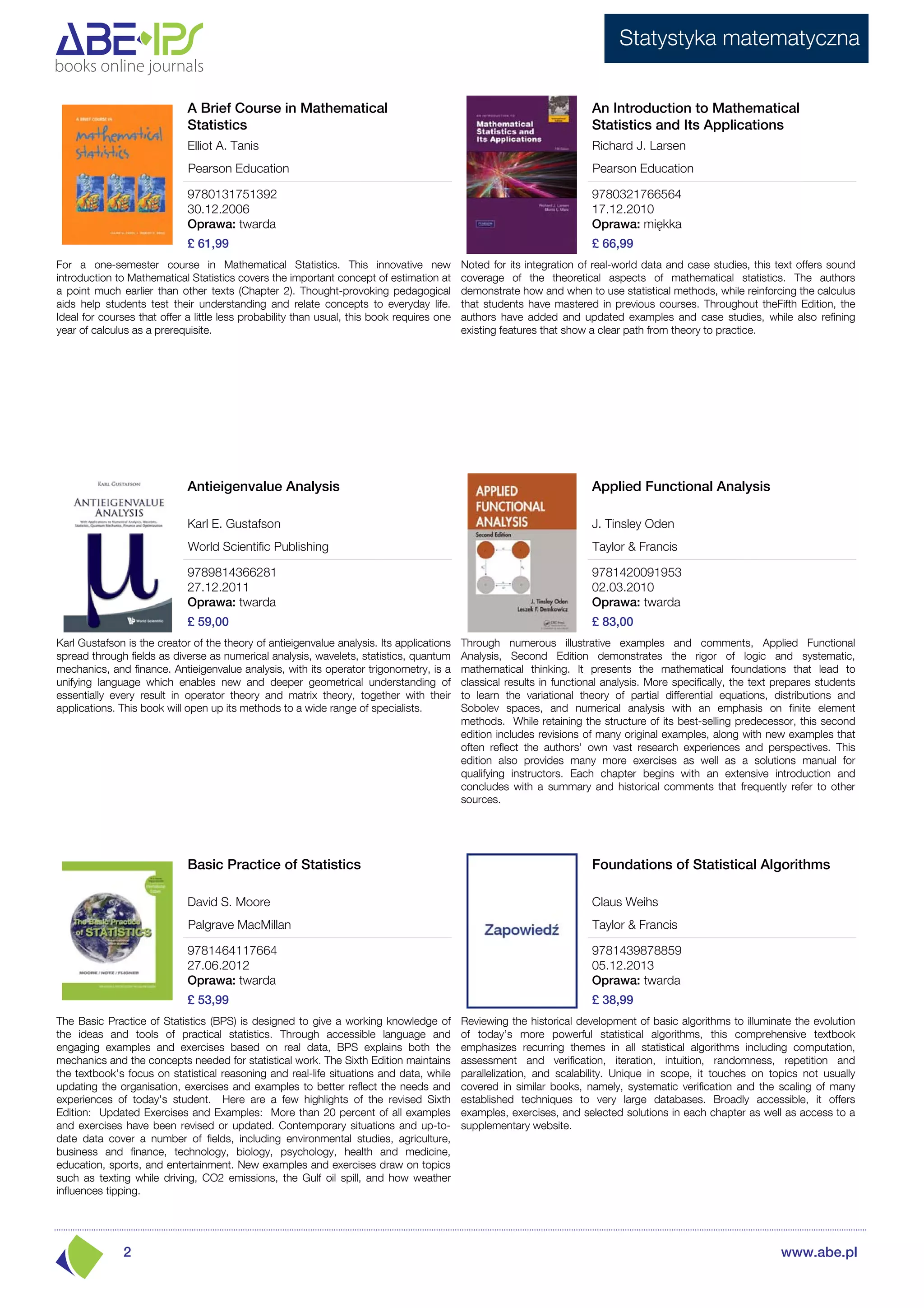 Mathematical Statistics | PDF