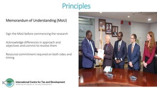 Rules of Engagement: African Tax Administrations & Researchers | PPT