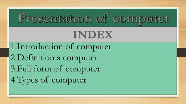 Basics Of computer | PPT