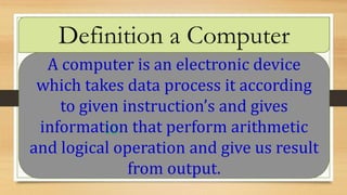 Basics Of computer | PPT