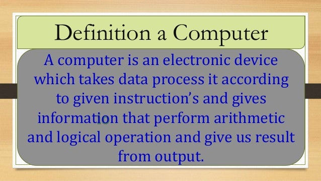 Basics Of computer