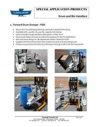 Drum Bin Handling Guide R0 | PDF | Logistics | Business