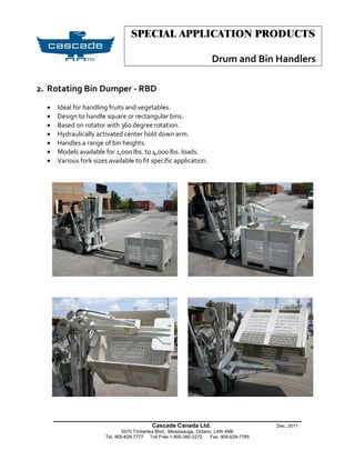 Drum Bin Handling Guide R0 | PDF | Logistics | Business