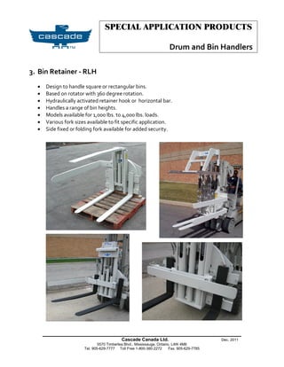 Drum Bin Handling Guide R0 | PDF | Logistics | Business