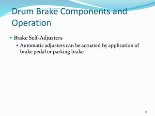 Drum brakes | PPTX