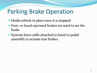 Drum brakes | PPTX
