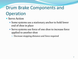 Drum brakes | PPTX