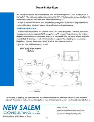 Drum-Buffer-Rope | PDF
