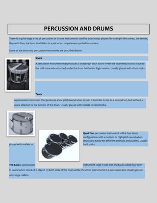 Pathfinder Drum Corps Guide | PDF